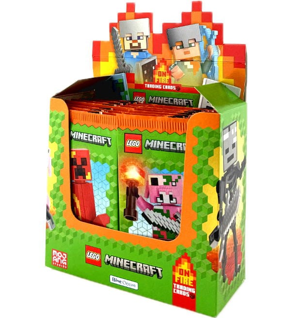 Lego Minecraft Serie 3 On Fire Trading Cards - Display mit 36 Tüten ...