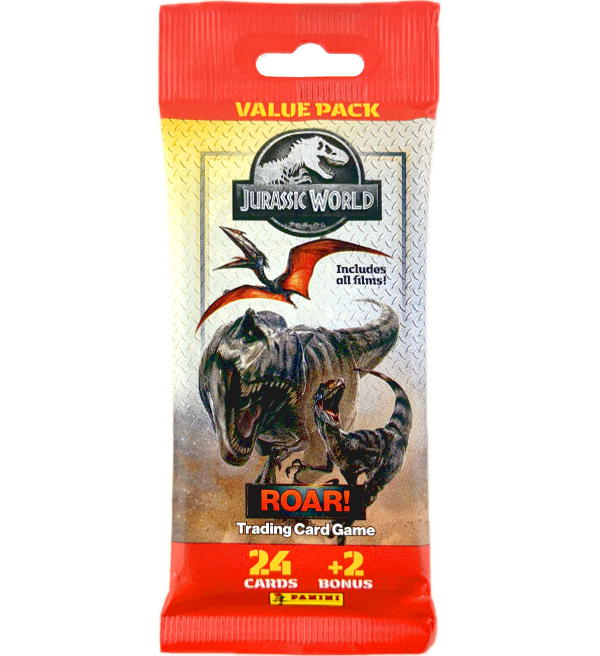 Panini Jurassic World ROAR Trading Cards - Fatpack Booster, Stickerpoint
