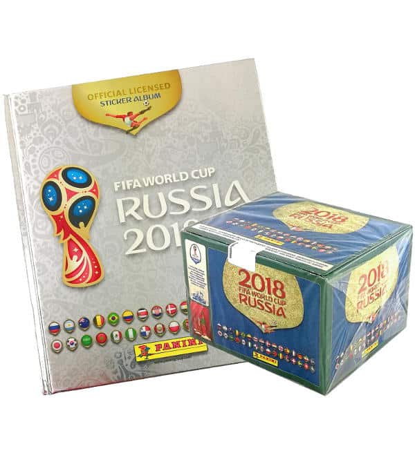 Panini Wm 2018 Hardcover Album Display Mit 104 Tüten Version 670