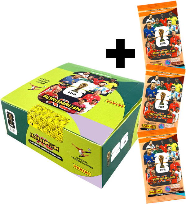 Panini FIFA World Cup 2026 Adrenalyn XL - Display mit 24 Boostern + 3 ...