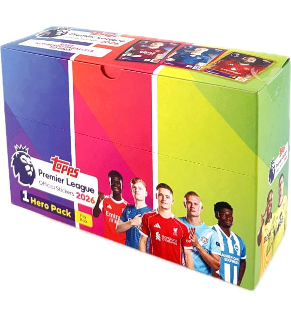 Topps Premier League Sticker 2025/2026 - Display mit 100 Tüten ...