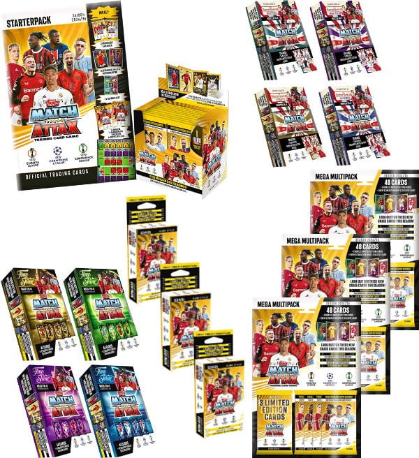 Topps UCC Champions League Match Attax 2024/25 - Mega-Bundle, Stickerpoint