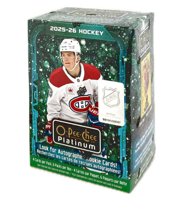 Upper Deck NHL 2025-26 Hockey - O-Pee-Chee Platinum - Blaster Box ...